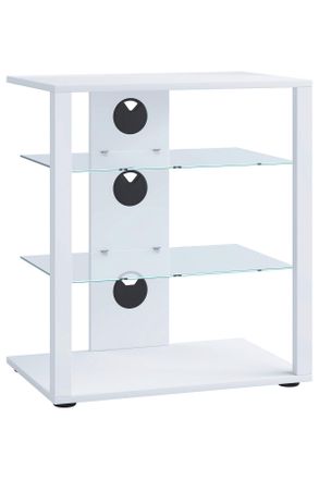 MID.YOU Mid.you Tv-Rack, Wei&szlig;, Holzwerkstoff, 60x70x41 cm, Kabeldurchlass, Wohnzimmer, TV M&ouml;bel, TV-Racks