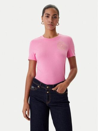 Versace Jeans Couture T-Shirt 80HAHT02 CJ03T Rosa Slim Fit