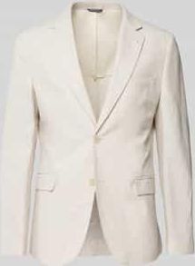 Mc Neal Sakko aus Leinen-Mix mit Pattentaschen