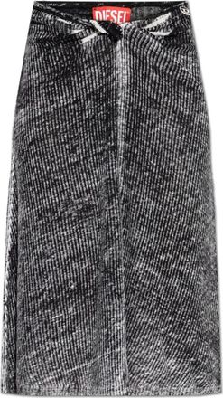 Diesel Femme, Jupes, Noir, Taille: 36 FR M-Livette Skirt