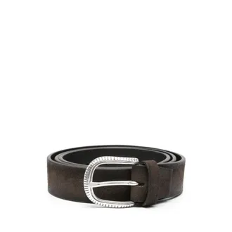 Alberto Luti Homme, Accessoires, Brun, Taille: 105 CM Ceinture en cuir