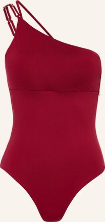 Max Mara Max Mara Beachwear One-Shoulder-Badeanzug Bchcappa rot