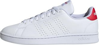 adidas Mens Advancourt Schuhe Cloud White/Better Scarlet/Cloud White 42 2/3