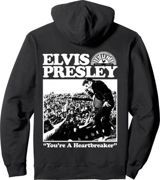 F4NT4STIC Elvis A Heartbreaker King of RocknRoll Music Pullover Hoodie
