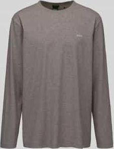 HUGO BOSS Regular Fit Langarmshirt aus Baumwoll-Mix Modell Tee Long