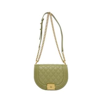 Chanel Pre-owned Boy Chanel Caviar Skin Schultertasche - - Pre-owned - Damen - Gr&uuml;n - ONE SIZE