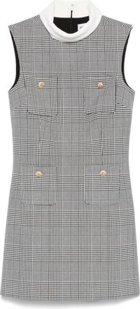 Self Portrait Femme, Robes, Multicolore, Taille: 38 FR Prince of Wales Check Mini Dress