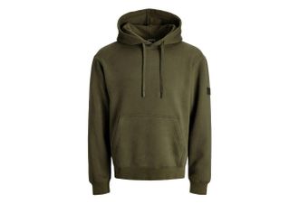 Jack & Jones Hoodie Point Sweat Badge Hood BF mit 3D Print auf der Vorderseite