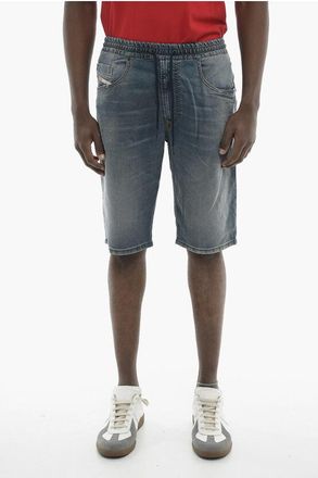 Diesel JOGG JEANS Stretch Denim Shorts 2033 D-KROOLEY With Elastic size 34