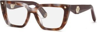 Philipp Plein Femme, Accessoires, Brun, Taille: 55 MM Lunettes Vpp191