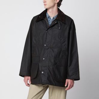 Barbour Dunkelbraune OS Bedale Jacke aus gewachster Baumwolle