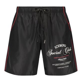 Iceberg Homme, Maillots de bain, Noir, Taille: XL Short de plage