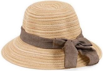 Au Printemps Paris Chapeau rond effet paille