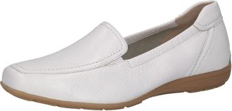 Caprice Damen Slipper aus Leder Elegant, Weiß (White Deer), 39 EU