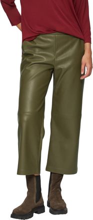 s.Oliver Culotte aus Lederimitat mit Nahtdetails