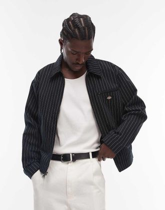 Dickies 247 - Veste de travail &agrave; rayures - Noir