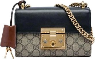 Gucci Sac bandouli&egrave;re vintage S-lock Pre-owned - Femme - Pre-owned - Beige - Taille: ONE Size