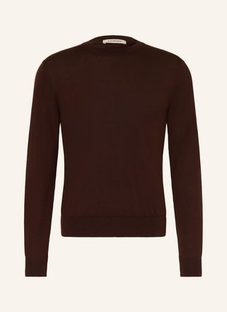 Fioroni Cashmere Fioroni Pullover Aus Merinowolle rot
