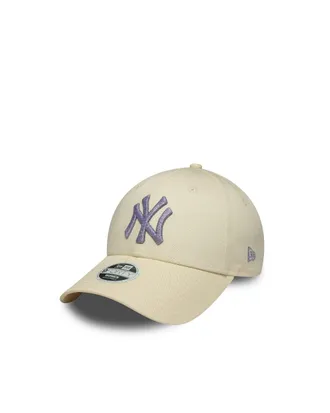 New Era Mens Baseball Cap 9forty Light Beige Crown Hat