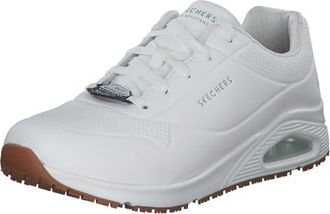 Skechers Femme Uno Sr Baskets, White Synthetic, 36 EU