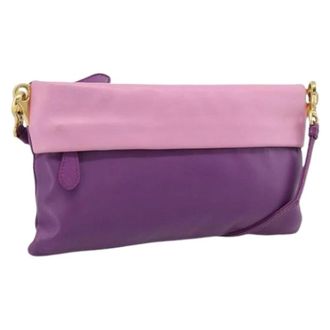 Prada Sac bandouli&egrave;re vintage doccasion - Femme - Pre-owned - Violet - Taille: ONE Size