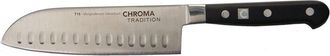 Chroma T-15 Santoku mit Kullenschliff 17.1 cm