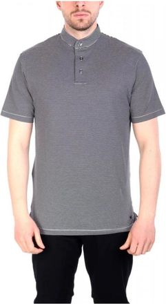 Emporio Armani Homme, Tops, Gris, Taille: XL Polo Mao