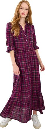 Joe Browns Maxikleid mit Spiegelbesatz, Boho-Blumenmuster, violett, 44
