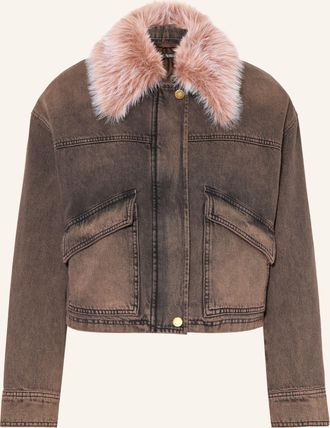 Marc Aurel Marc Aurel Jeansjacke Mit Abnehmbarem Kragen braun
