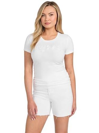 Guess T-shirt donna Guess slim fit white ES25GU90 W5GI17J1314 XS