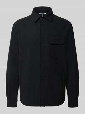 Antony Morato Regular Fit Overshirt mit Brusttasche und Label-Detail