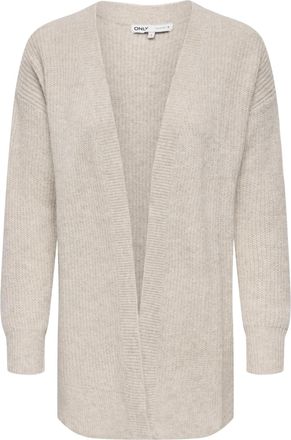 Only Damen Onlhavanna Ls Open Cardigan KNT, Pumice Stone, M