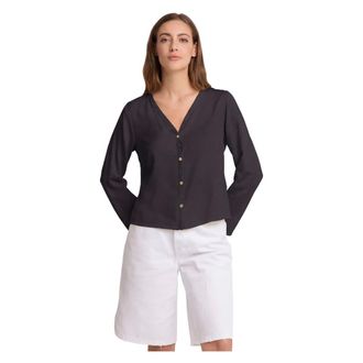 Kocca Damen, Blusen & Hemden, Schwarzk, XLGr&ouml;&szlig;e
