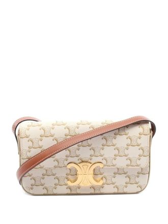 Celine sac porté épaule Claude Triomphe (2010) - Blanc