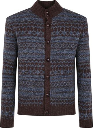 Ballantyne Homme, Pulls, Multicolore, Taille: M Cardigan Tricot Confortable