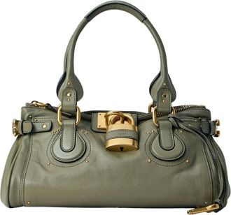 Chlo&eacute; Femme, Sacs, Vert, Taille: ONE Size Small Paddington Chain Shoulder Bag
