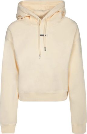 Jacquemus Femme, Sweatshirts et sweats &agrave; capuche, Beige, Taille: 42 FR SweaT-shirts &agrave; capuche