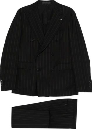 Tagliatore Homme, Costumes, Noir, Taille: M Costume &agrave; rayures