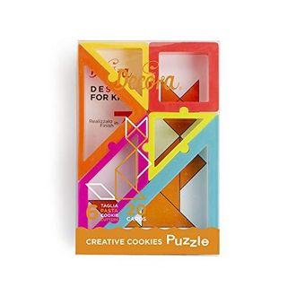 Decora 0255408 CREATIVE COOKIES PUZZLE 6ST AUSSTECHER UND 20 KARTEN