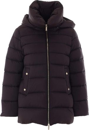 Moorer Blouson Rembourr&eacute; - Marron