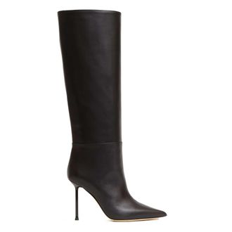 Ninalilou 100 mm Stiefel mit Absatz - - Shoes - Damen - Schwarzk - 38 1/2 EU