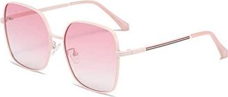 Generic Lunettes de soleil tendance pour hommes et femmes à large monture polarisées pare-soleil pour les vacances en plein air (couleur : E, taille : moyen) 