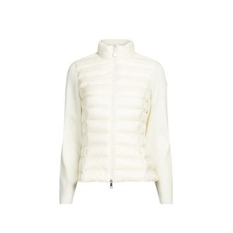 Moncler Cardigan cintr&eacute; &agrave; capuche amovible