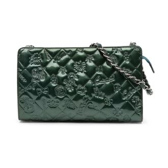 Chanel Pre-owned Gesteppte Leder Umh&auml;ngetasche - - Pre-owned - Damen - Gr&uuml;n - ONE SIZE