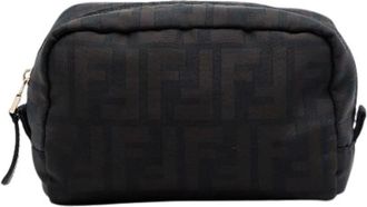 Fendi Pochette en Toile Pre-owned - Femme - Pre-owned - Brun - Taille: ONE Size
