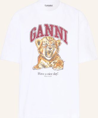 Ganni T-Shirt weiss