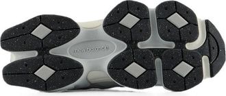 New Balance Mesh and Calf Suede Sneakers - Gray