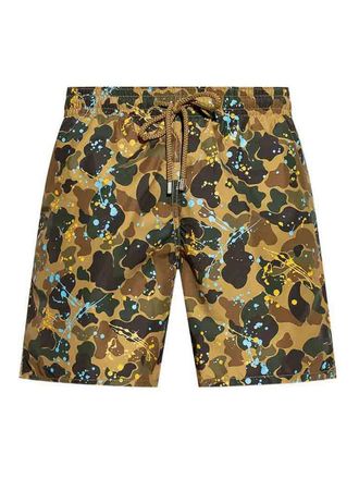 Palm Angels Short De Bain - Marron