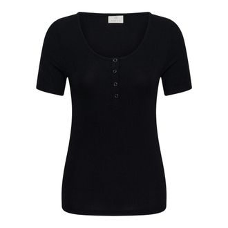 Kaffe T-Shirts - - Tops - Damen - Schwarzk - XS