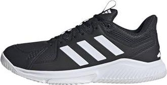 adidas Homme Court Flight Indoor Shoes, Core Black/FTWR White/Core Black, 45 1/3 EU